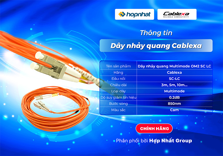 Dây nhảy quang Multimode SC LC KCO giá rẻ